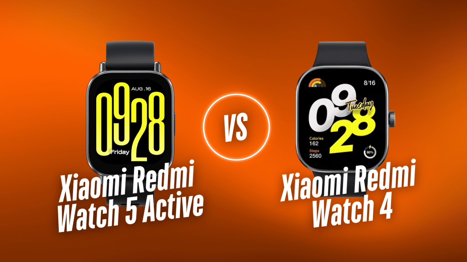 Xiaomi Redmi Watch 4 vs. Xiaomi Redmi Watch 5 Active: Ein Vergleich ...